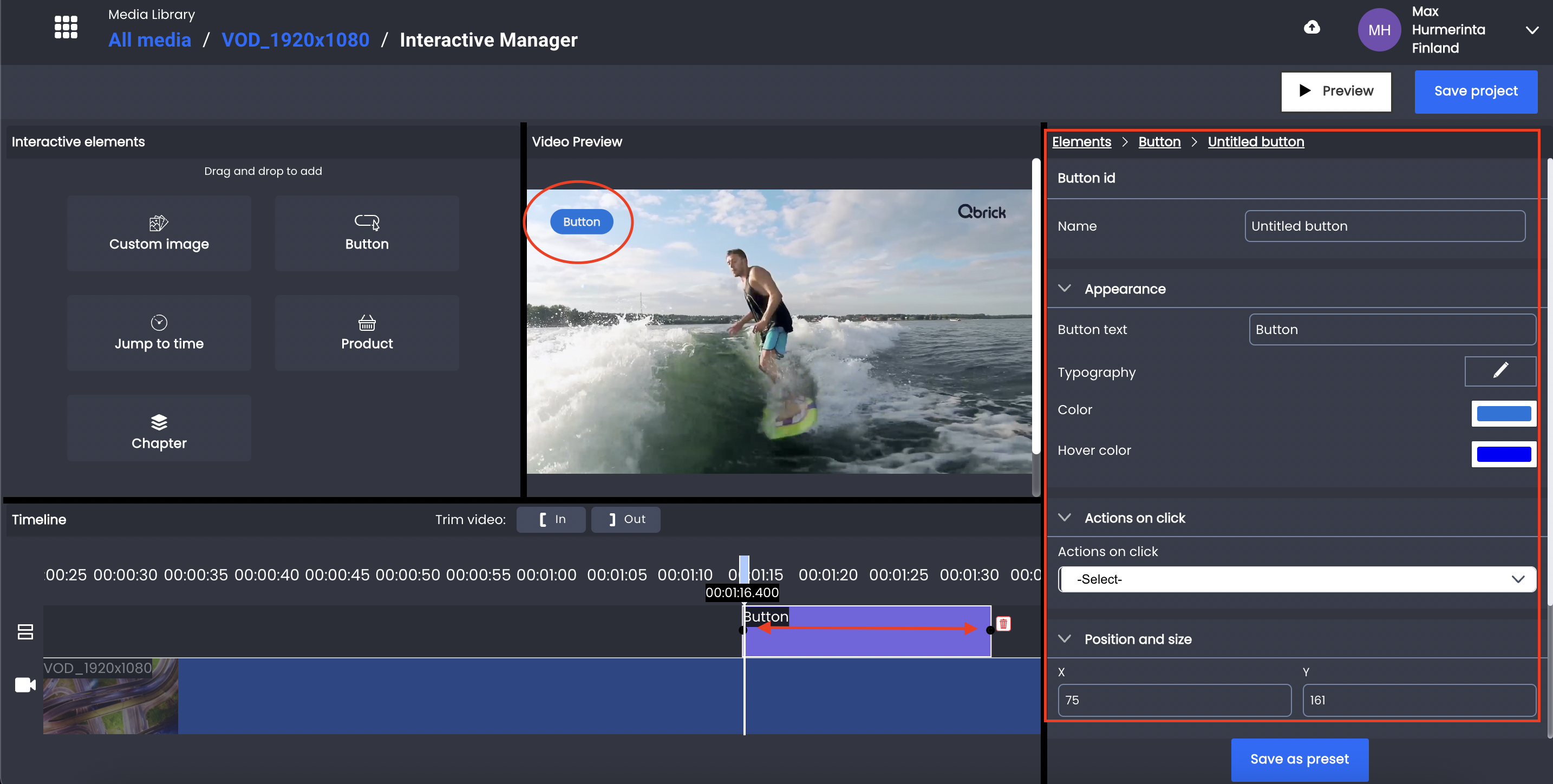 Interactive Manager – Qbrick Support